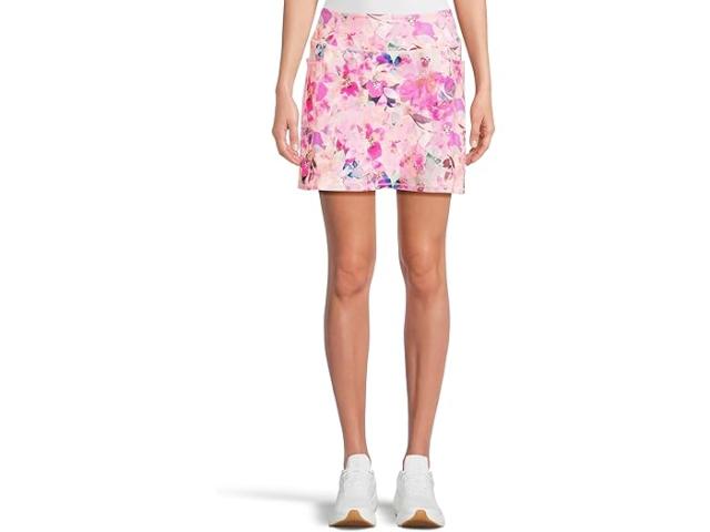(取寄) スケッチャーズ レディース ゴー ウォーク ハイウエスト ピックルボール スコート SKECHERS women Go Walk High-Waisted Pickleball Skort Peach Seascape Floral
