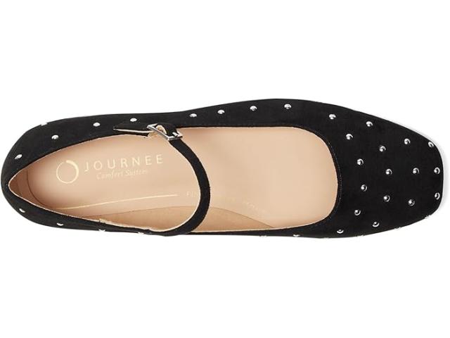 (取寄) ジュルネ コレクション レディース キャリー Journee Collection women Carrie Black/Stud 取寄) ジュルネ コレクション レディース キャリー Journee Collection