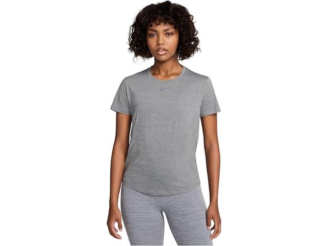 (取寄) ナイキ レディース ワン クラシック ドライ-フィット ショートスリーブ トップ Nike women One Classic Dri-fit Short-sleeve Top Smoke Grey/Heather
