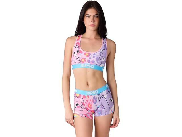 (取寄) PSD レディース ケア ベアーズ スプリット スポーツ ブラ PSD women Care Bears Split Sports Bra Multicolor