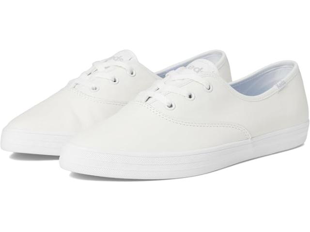 (取寄) ケッズ レディース チャンピオン ポイント ロー Keds women Champion Point Low White Leather