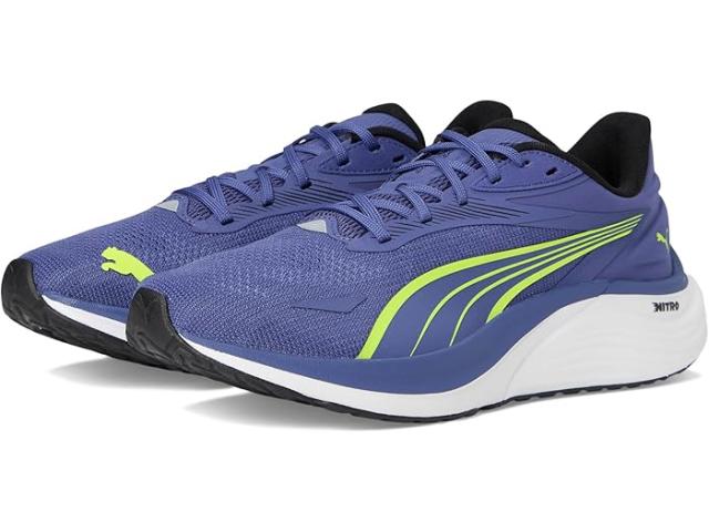 (取寄) プーマ メンズ エレクトリファイ ニトロ 4 ランニング シューズ PUMA men Electrify Nitro 4 Running Shoes Blue Crystal/Yellow Alert