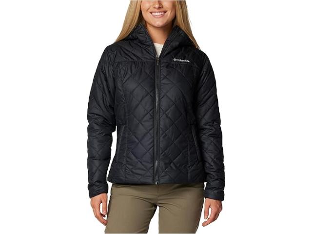 (取寄) コロンビア レディース プラス サイズ ヘブンリー ジャケット コッパー クレスト リ フーデット ジャケット Columbia women Plus Size Heavenly Jacket Copper Crest II Hooded Jacket Black