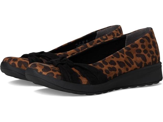 (取寄) ライフストライド レディース グラマー シューズ LifeStride women Glamour Ballerina/Skimmer Shoes Brown Leopard