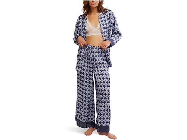 (取寄) フリーピープル レディース ドリーミー デイズ パジャマ セット Free People women Dreamy Days Pajama Set Navy Combo