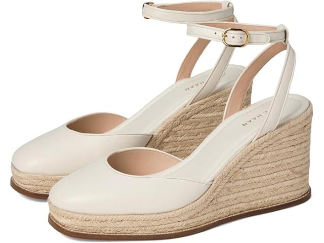 (取寄) コールハーン レディース クラウドフィール カイラ エスパドリーユ ウェッジ Cole Haan women Cloudfeel Kyra Espadrille Wedges Ivory Leather