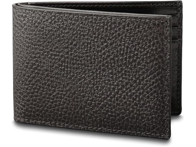 (取寄) ボスカ メンズ ローマ イタリア - スモール バイフォールド ウォレット Bosca men Roma Italia - Small Bifold Wallet Anthracite