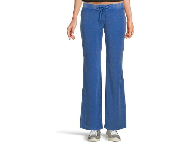 (取寄) ジューシークチュール レディース ウォッシュド タオル テリー ヘリテージ ワイド レッグ トラック パンツ Juicy Couture women Washed Towel Terry Heritage Wide Leg Track Pants First Place