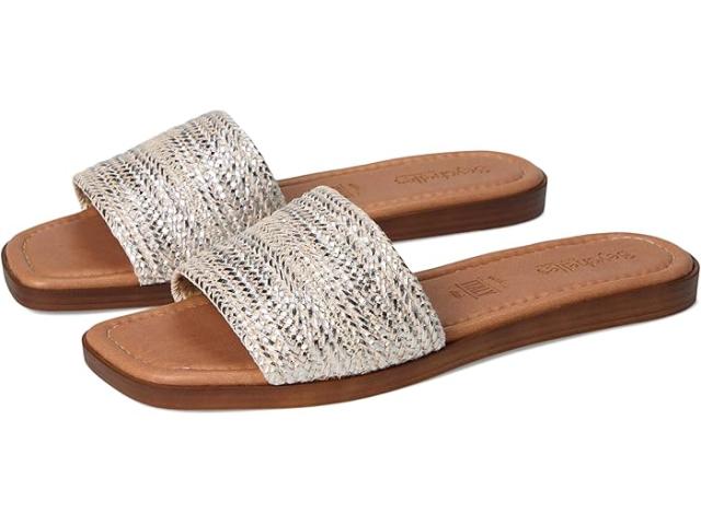 (取寄) セイシェル レディース パーム パーフェクション メタリック サンダル Seychelles women Palms Perfection llic Sandal Silver Polyurethane