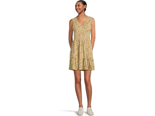 (取寄) トードアンドコー レディース マーリー ティアード スリーブレス ドレス Toad&Co women Marley Tiered Sleeveless Dress Cinnamon Ditsy Print