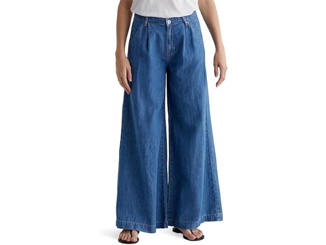 (取寄) AGジーンズ レディース メリンダ ハイ ライズ ウルトラ ワイド パラッツォ ジーンズ イン カタリナ AG Jeans women Melinda High Rise Ultra Wide Palazzo Jeans in Catalina Catalina