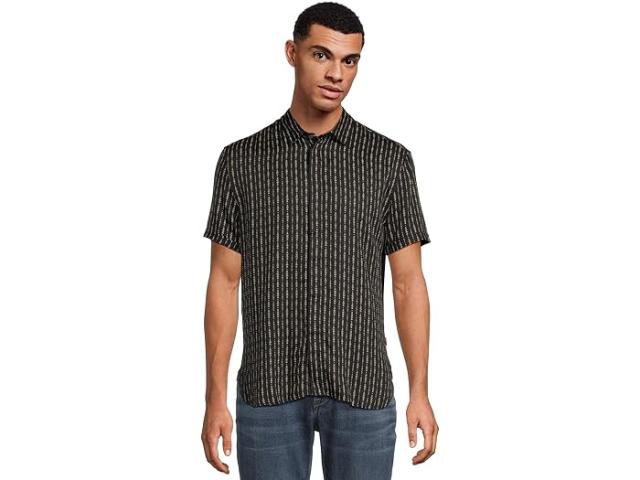 (取寄) ジョン バルベイトス メンズ ローレン シャツ John Varvatos men Loren Shirt Black