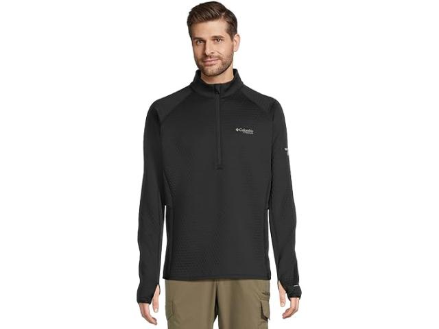 (取寄) コロンビア メンズ クリスタル リーフ オムニヒート ヘリックス ハーフ ジップ Columbia men Crystal Leaf Omni-Heat Helix Half Zip Black