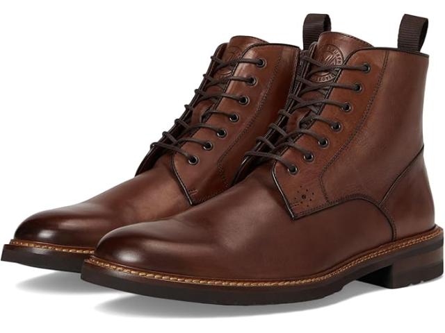 (取寄) ジョンストン&マーフィー コレクション メンズ ハートフォード プレーン トゥ ブーツ Johnston & Murphy Collection men Hartford Plain Toe Boots Tan Italian Calfskin