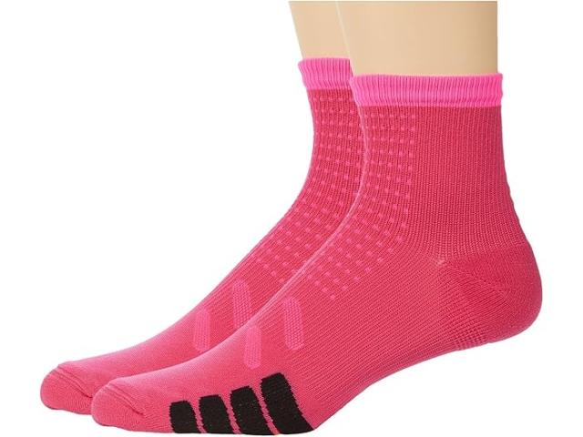 (取寄) ユーロソックス バイク クオーター コンプレッション 2-パック Eurosock Bike Quarter Compression 2-Pack Pink