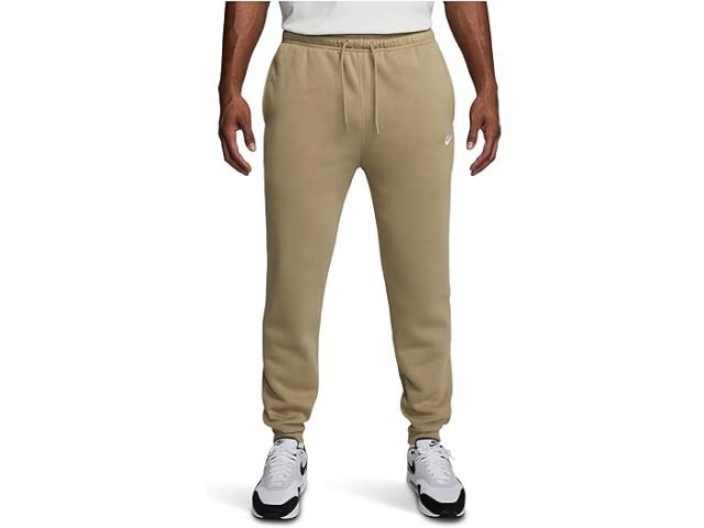 (取寄) ナイキ メンズ クラブ フリース ジョガーズ Nike men Club Fleece Joggers Parachute Beige/Parachute Beige/White