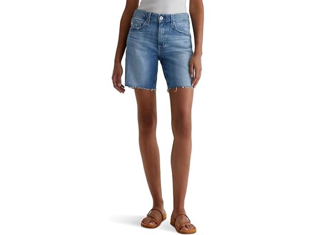 (取寄) AGジーンズ レディース エックス-ボーイフレンド ミッド ライズ スロウチ ショーツ AG Jeans women Ex-boyfriend Mid Rise Slouchy Shorts Iris
