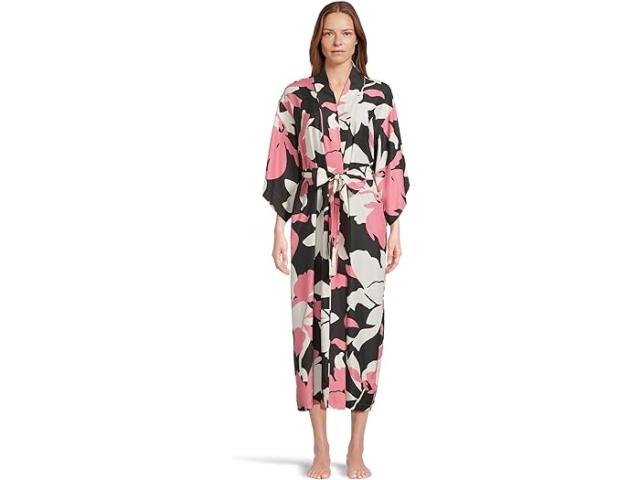 (取寄) ナトリ レディース ローブ Natori women Niwashi Robe Pink/Black