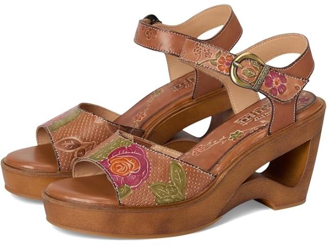 (取寄) ラルティストバイスプリングステップ レディース  L'Artiste by Spring Step women Coolchic Brown Multi