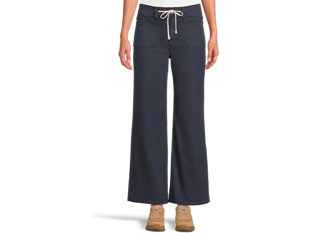 (取寄) ペイジ レディース アリ ウィズ ウエストバンド タイ アンド ステッチ スルー ポケッツ イン ビンテージ ネイビー シースケープ Paige women Ari With Waistband Tie And Stitch Thru Pockets in Vintage Navy Seascape Vintage Navy Seascape