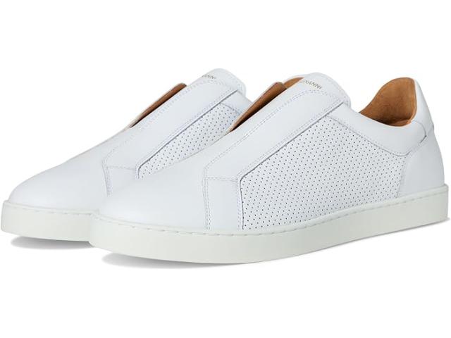 (取寄) マグナーニ メンズ コスタ スリップ パーフ Magnanni men Costa Slip Perf White