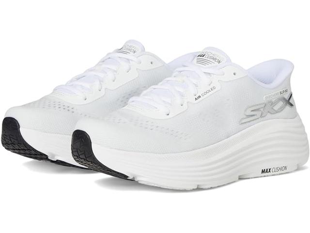 (取寄) スケッチャーズ レディース マックス クッショニニグ エンデバー ハンズ フリー スリップ-インス SKECHERS women Max Cushioning Endeavour Hallandale Hands Free Slip-Ins White/Black