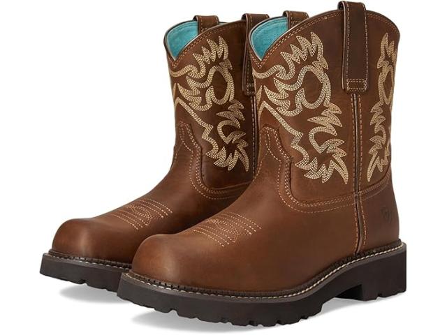 (取寄) アリアット レディース ファットベビー ウェスタン ブーツ Ariat women Fatbaby Western Boots Sassy Brown