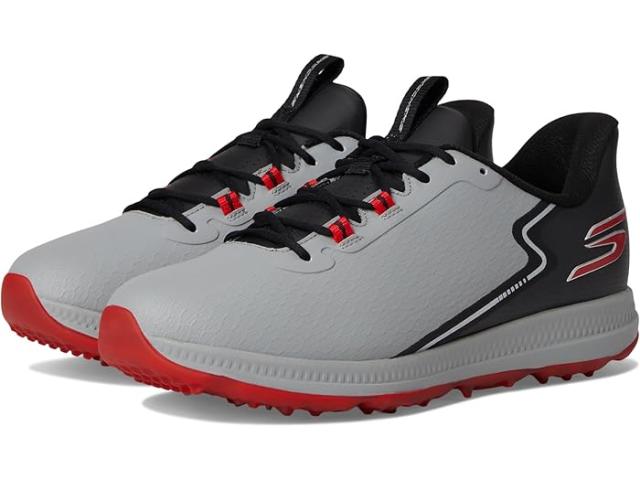 (取寄) スケッチャーズ ゴルフ メンズ エリート 6 スリップ-イン アーチフィット ゴルフ シューズ Skechers GO GOLF men Elite 6 Slip-In ArchFit Golf Shoe Charcoal