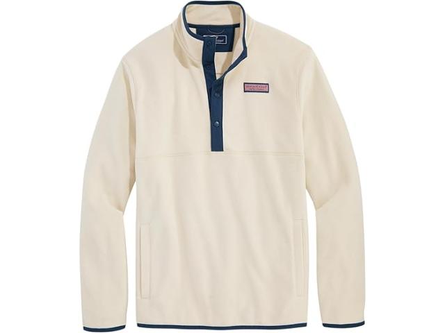 (取寄) ヴィンヤードヴァインズ メンズ ハーバー フリース クォーター-スナップ Vineyard Vines men Harbor Fleece Quarter-Snap Stone 1
