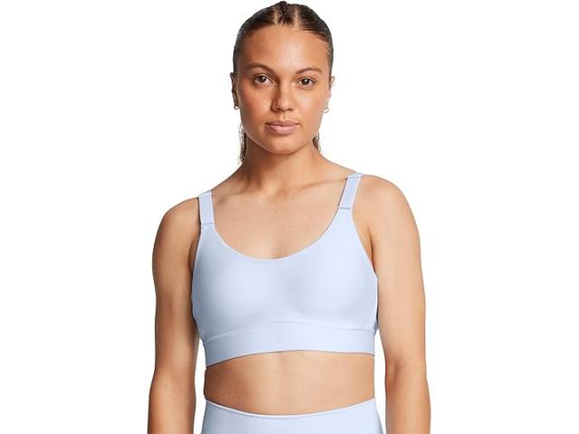(取寄) アンダーアーマー レディース インフィニティ ミッド インパクト スポーツ ブラ Under Armour women Infinity Mid Impact Sports Bra Nimbus Blue/Nimbus Blue