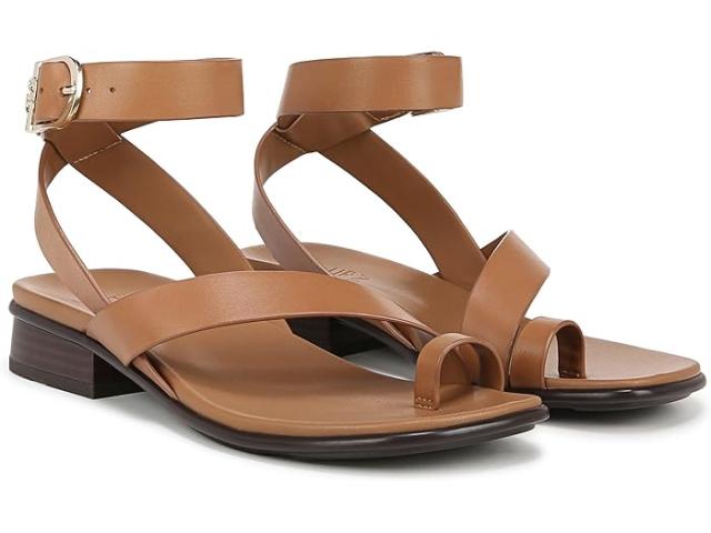 (取寄) ナチュラライザー レディース バーチ アンクル ストラップ Naturalizer women Naturalizer Birch Ankle Straps Saddle Tan Leather