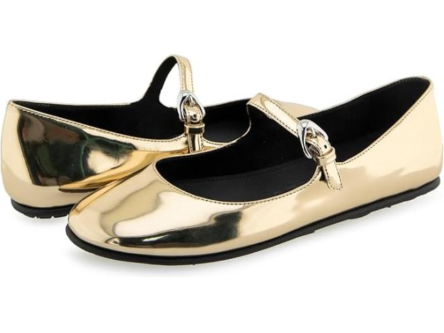 (取寄) エアロソールズ レディース ペリー Aerosoles women Aerosoles Perry Gold Faux Leather