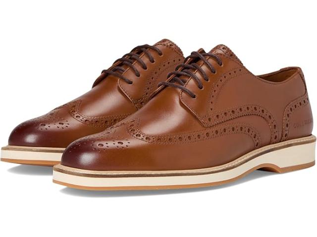 (取寄) コールハーン メンズ モース グランド ウィングチップ オックスフォード Cole Haan men Morse Grand Wingtip Oxfords British Tan/Ivory/Gum