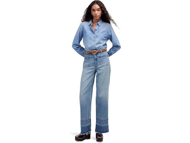 (取寄) メイドウェル レディース ミディアム パッチ ポケット エメット イン Madewell women Medium Patch Pocket Emmett In Banning Banning Wash