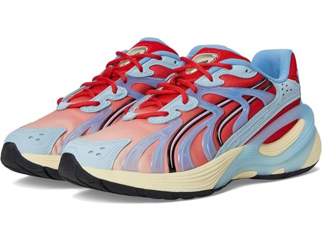 (取寄) プーマ メンズ インバース スニーカー PUMA men Inverse Sneakers Creamy Vanilla/For All Time Red/Team Light Blue