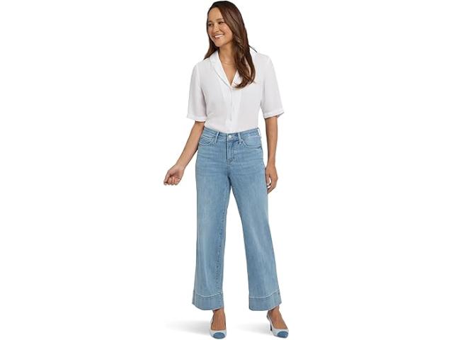 (取寄) エヌワイディージェイ レディース テレサ ワイド レッグ ジーンズ NYDJ women Teresa Wide Leg Jeans Heritage Glow