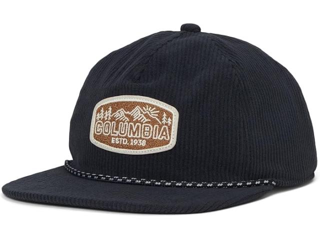 (取寄) コロンビア コーデュロイ スナップ バック Columbia Packsaddle Corduroy Snap Back Black/Chenille Patch