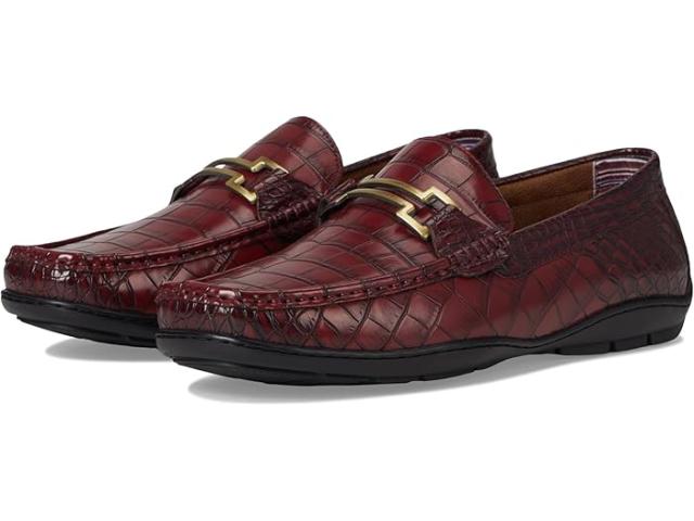 (取寄) ステイシー アダムス メンズ モック トゥ ドライバ Stacy Adams men Embrey Moc Toe D Wine