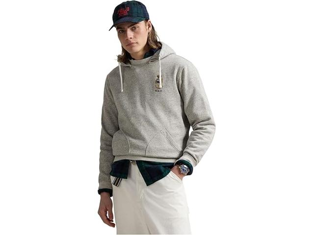 (取寄) ラルフローレン メンズ ポロ ベアー フリース ブーディ Polo Ralph Lauren men Polo Bear Fleece Hoodie Grey