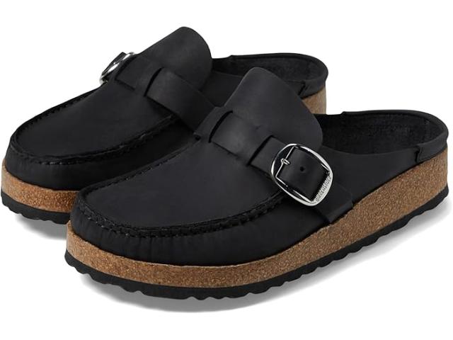 (取寄) ビルケンシュトック レディース バックリー - オイルド レザー Birkenstock women Buckley - Oiled Leather Black