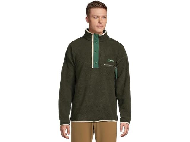 (取寄) コロンビア メンズ ヘルベティア リ ハーフ スナップ フリース Columbia men Helvetia II Half Snap Fleece Greenscape