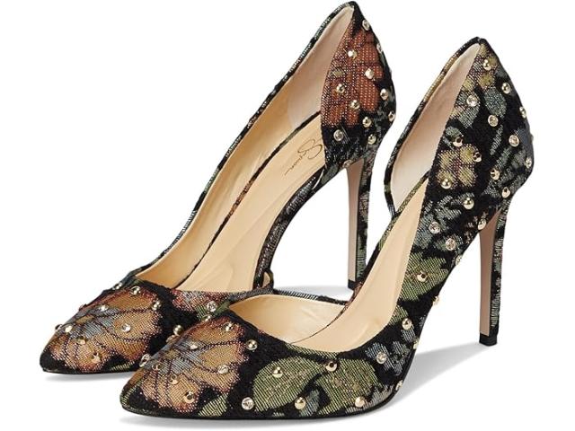 (取寄) ジェシカ シンプソン レディース プリズマ ドルセー ポンプ Jessica Simpson women Prizma D'Orsay Pump Black Multi