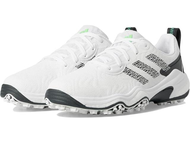 (取寄) アディダス ゴルフ メンズ コードカオス 25 スパイクレス ゴルフ シューズ adidas Golf men Codechaos 25 Spikeless Golf Shoes Footwear White/Aurora Ivory/Lime Burst