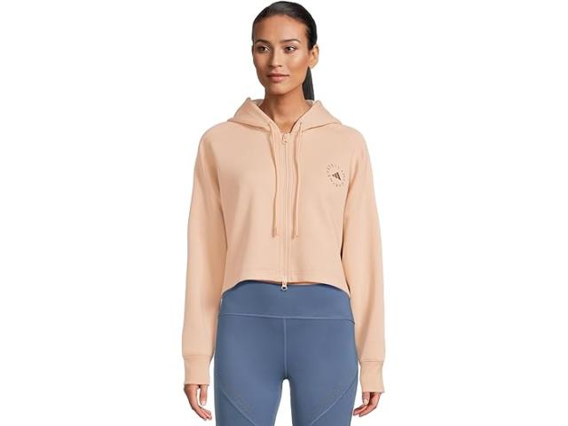 (取寄) アディダス バイ ステラマッカートニー レディース スポーツウェア クロップド ブーディ adidas by Stella McCartney women Sportswear Cropped Hoodie JW4690 Soft Powder
