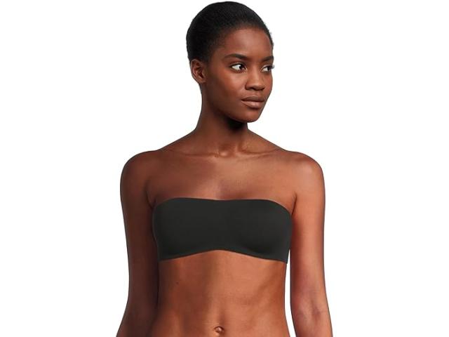 (取寄) カルバンクライン アンダーウェア レディース パーフェイクトリー フィット アダプト ヘアバンド ストラップレス ブラ   Underwear women Perfectly Fit Adapt Bandeau Strapless Bra Black