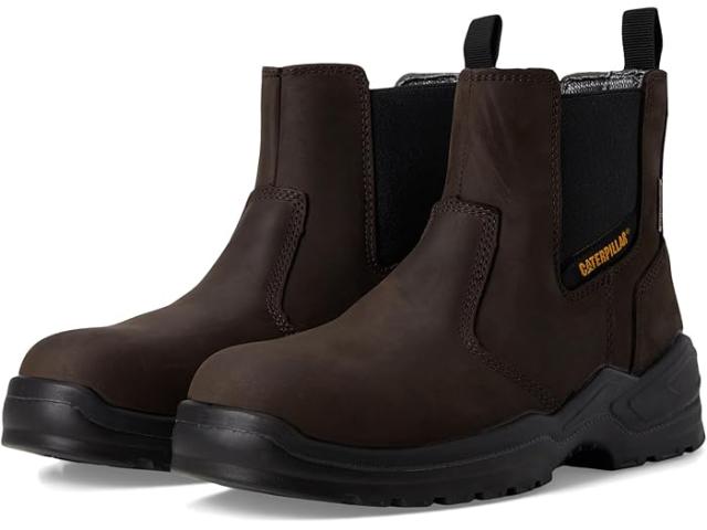 (取寄) キャタピラー メンズ ストライバー チェルシー ウォータープルーフ スティール トゥ Caterpillar men St Chelsea Waterproof Steel Toe Brown
