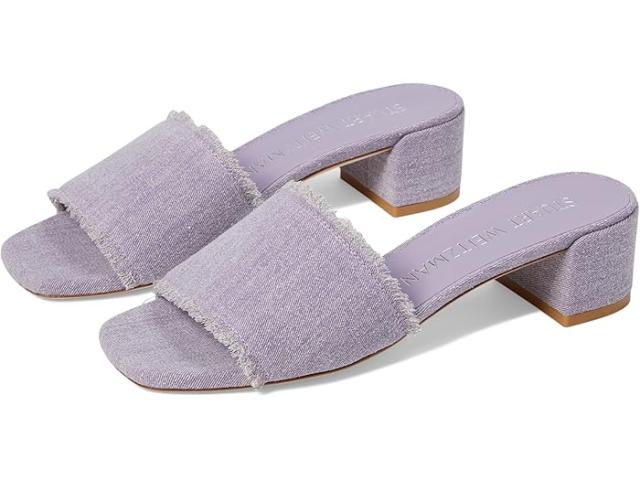 (取寄) スチュアート ワイツマン レディース ケイマン 35 ブロック スライド Stuart Weitzman women Cayman 35 Block Slide Aster
