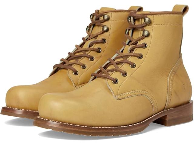 (取寄) フライ メンズ ハドソン ワーク-ブート プレーン トゥ Frye men Hudson Workboot Plain Toe Banana