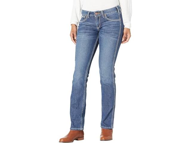 (取寄) アリアット レディース リーバー デュラストレッチ リベッター ストレート レッグ ジーンズ Ariat women Rebar DuraStretch Riveter Straight Leg Jeans Nightride