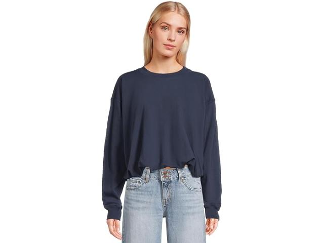 (取寄) マイケル スターズ レディース マライア バブル スウェットシャツ Michael Stars women Mariah Bubble Sweatshirt Nocturnal